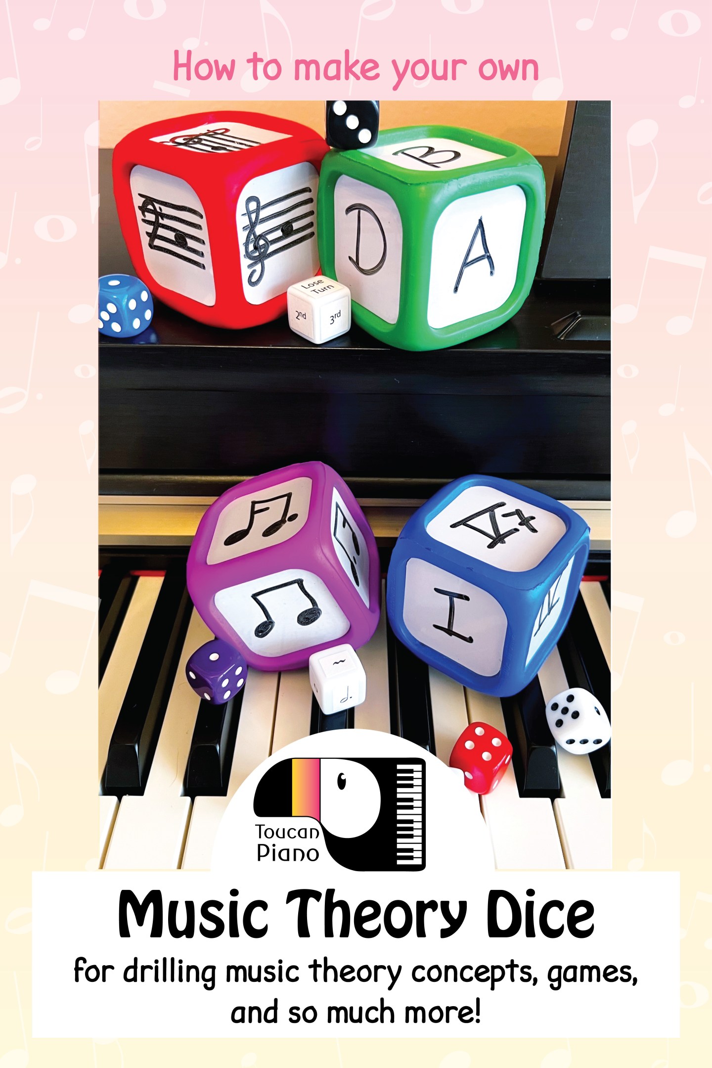 How to Make your Own Music Theory Dice – Toucan Piano