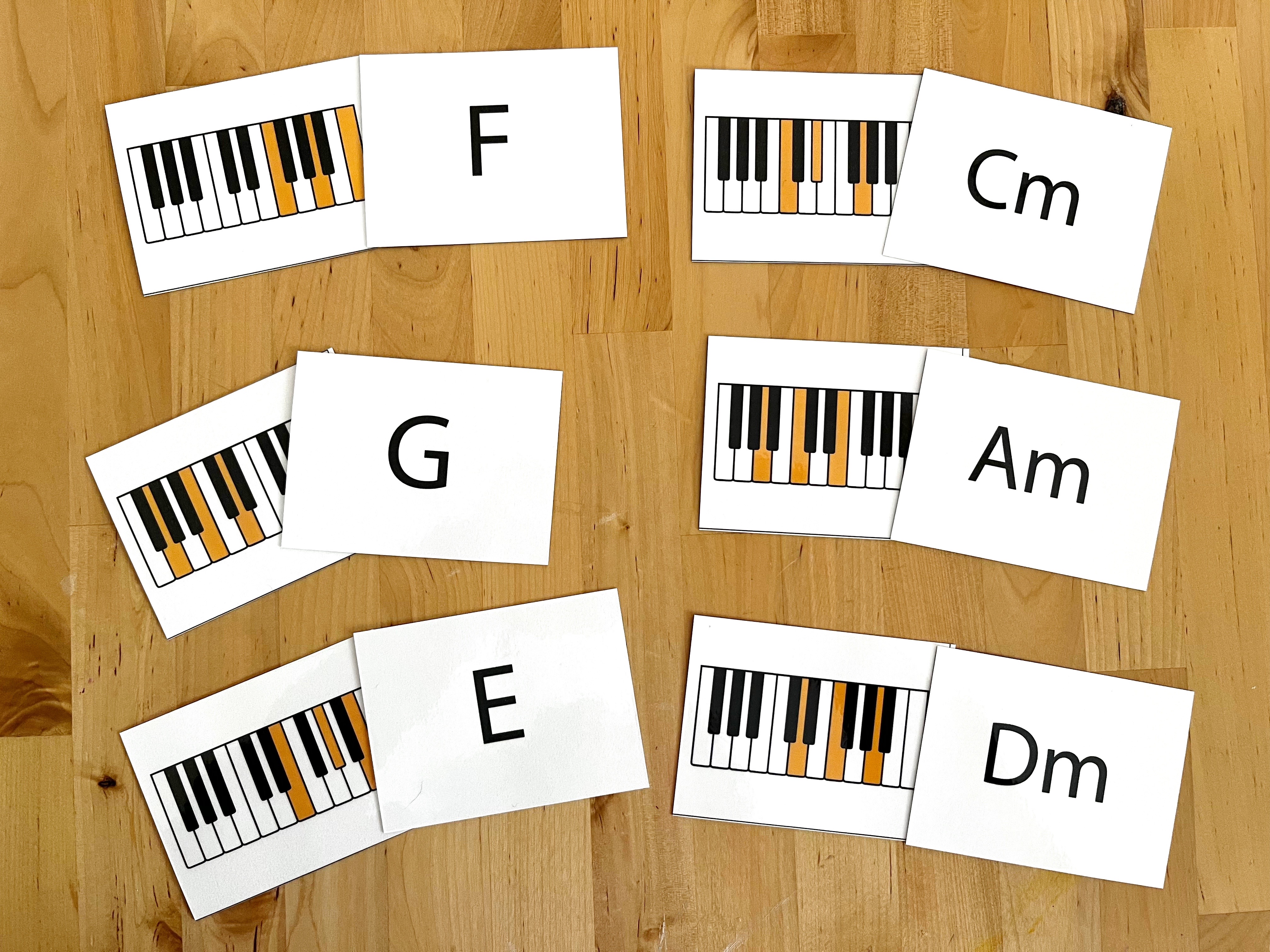 Chord Flashcards – How to Use them with your Students – Toucan Piano